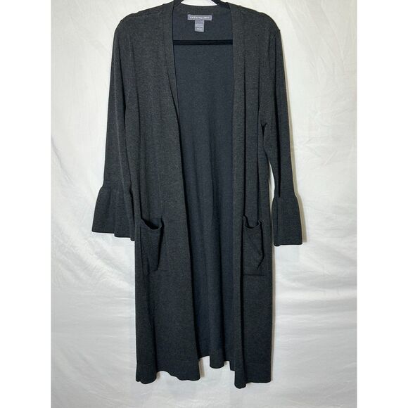 Kate & Mallory | Sweaters | Kate Mallory Womens Open Long Line Gray ...